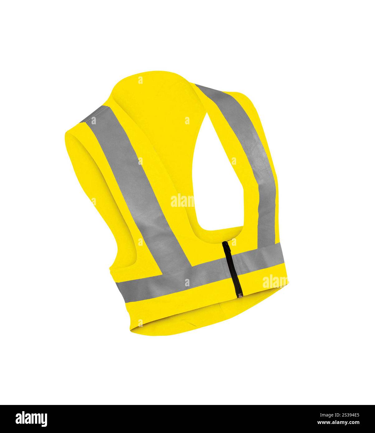 Yellow safety vest reflective Cut Out Stock Images & Pictures - Alamy