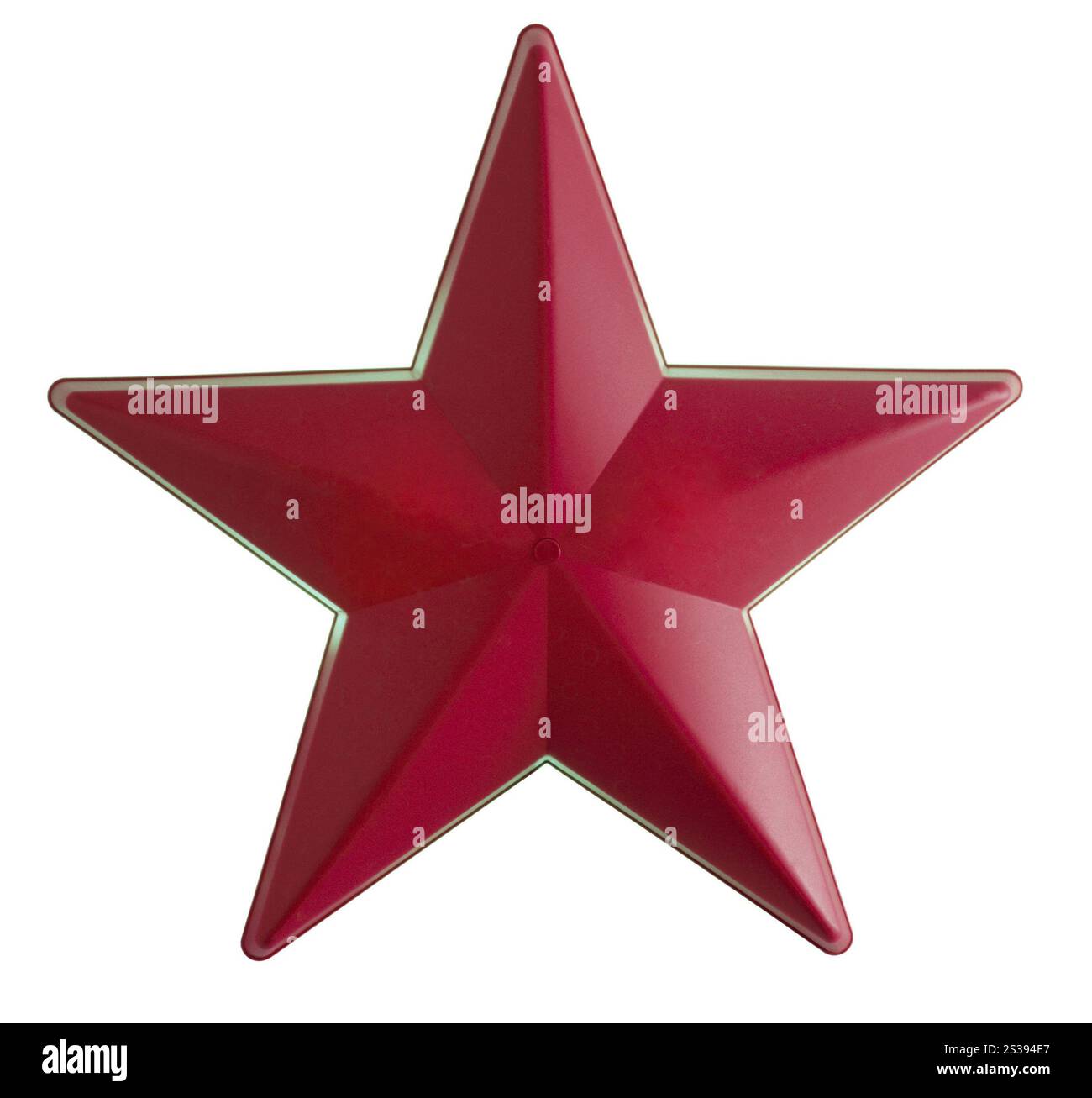 Red star isolated on white. Red star Stock Photo - Alamy