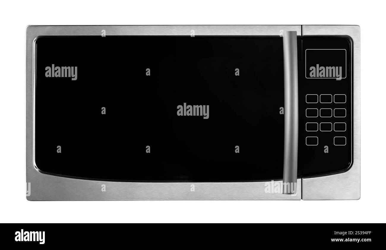 Microwave oven open Black and White Stock Photos & Images - Alamy