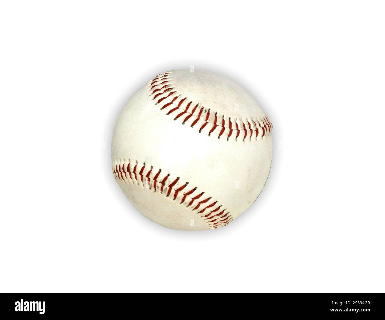 Baseball isolated on white background Stock Photo - Alamy