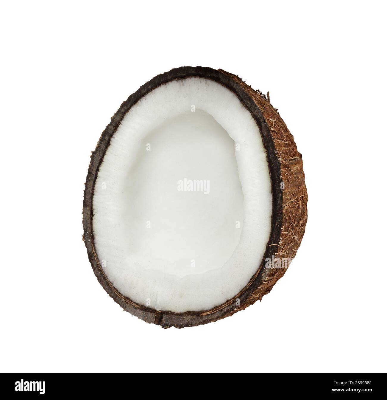 Crushed cocnut isolated on white Stock Photo - Alamy