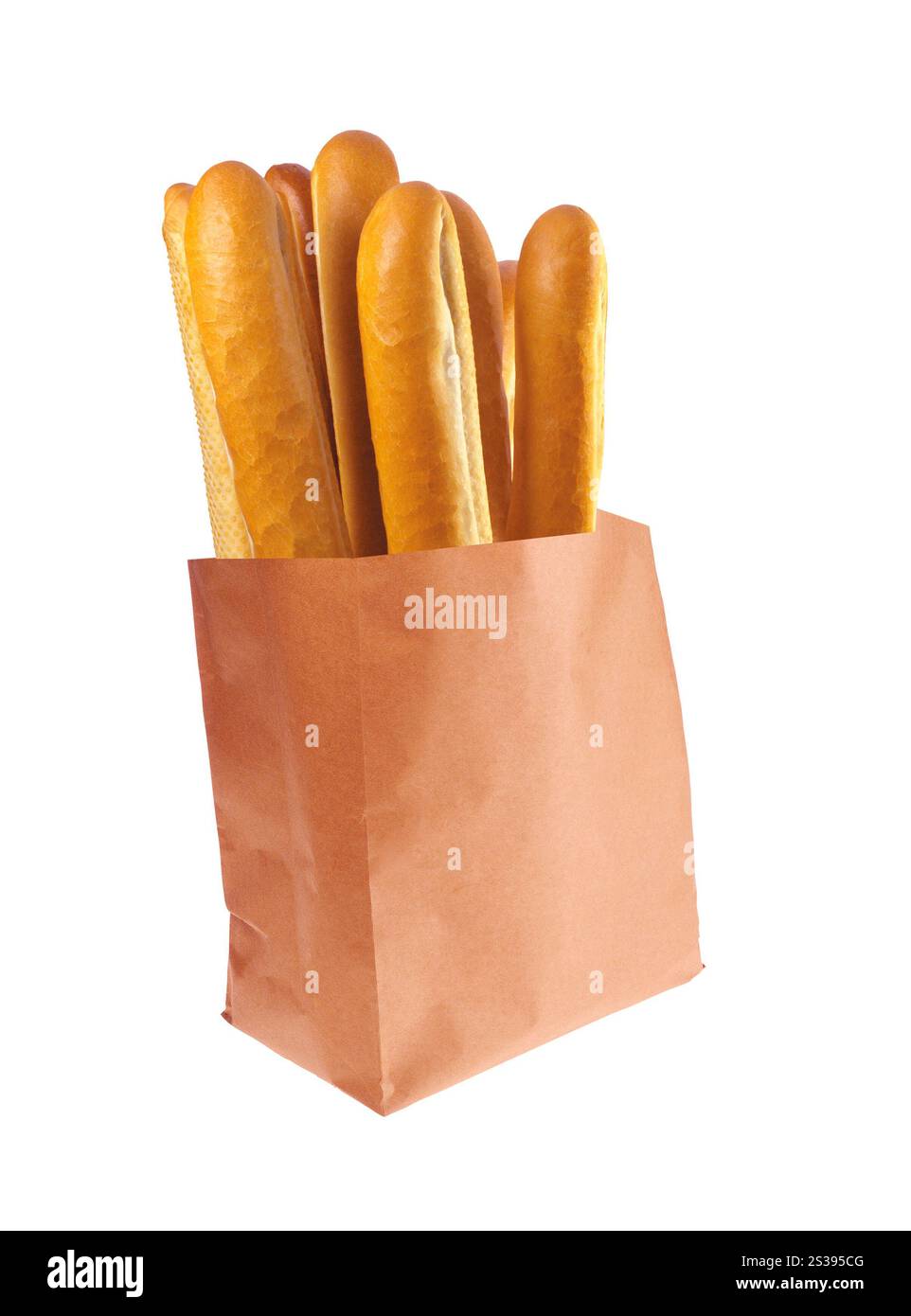 Grocery shopping in bag Cut Out Stock Images & Pictures - Alamy