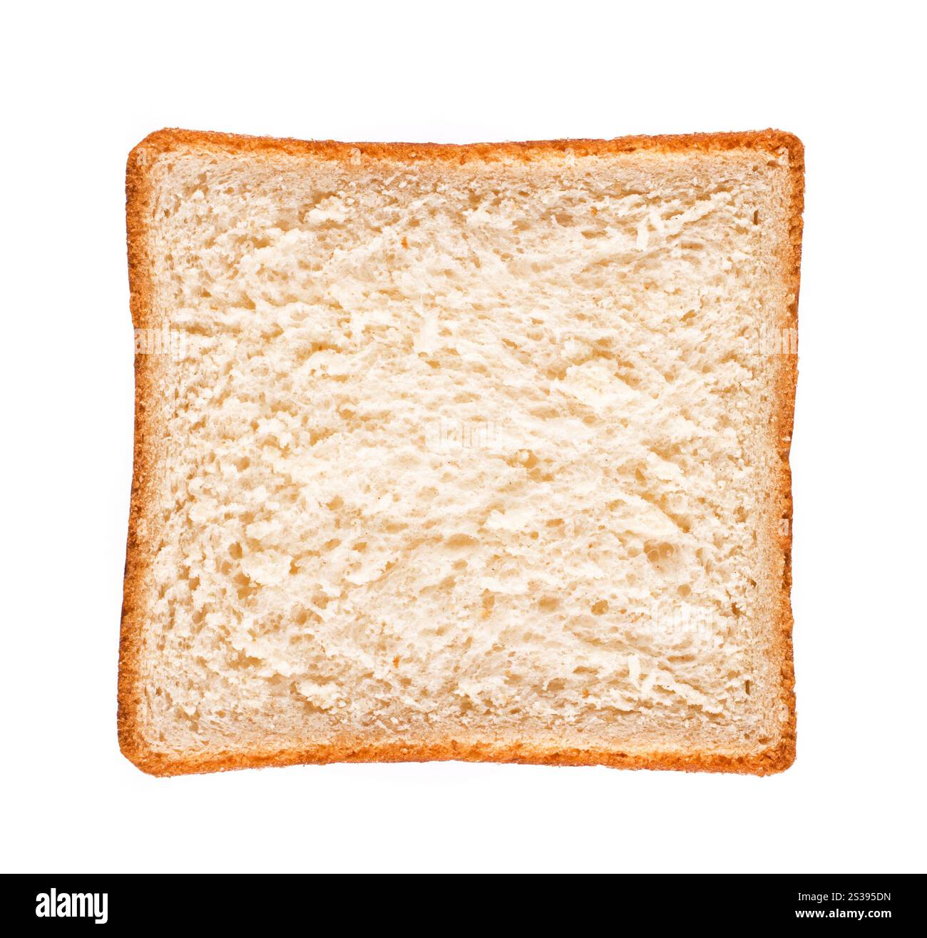 single toast against white background Stock Photo - Alamy