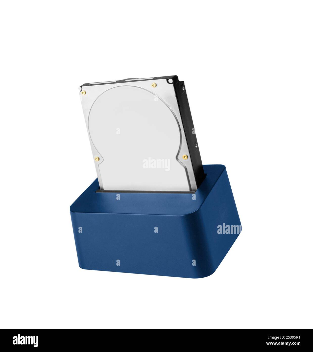 HDD on station isolated on white Stock Photo - Alamy