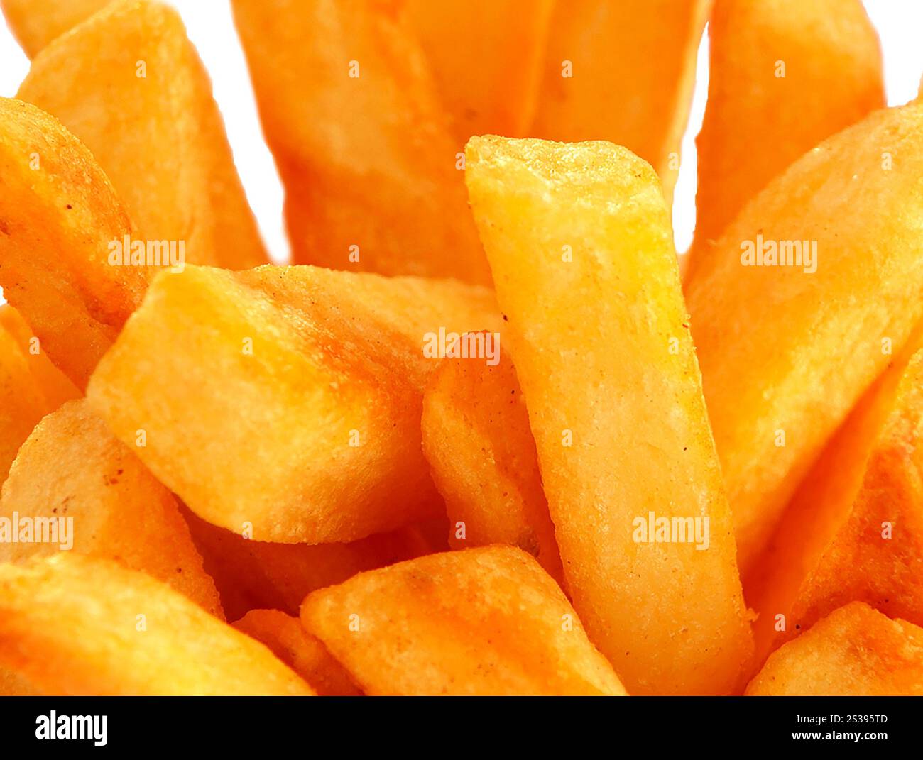 Potatoes fries close up background Stock Photo - Alamy