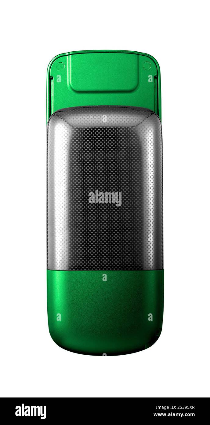 Slide mobile phone back isolated on white Stock Photo - Alamy