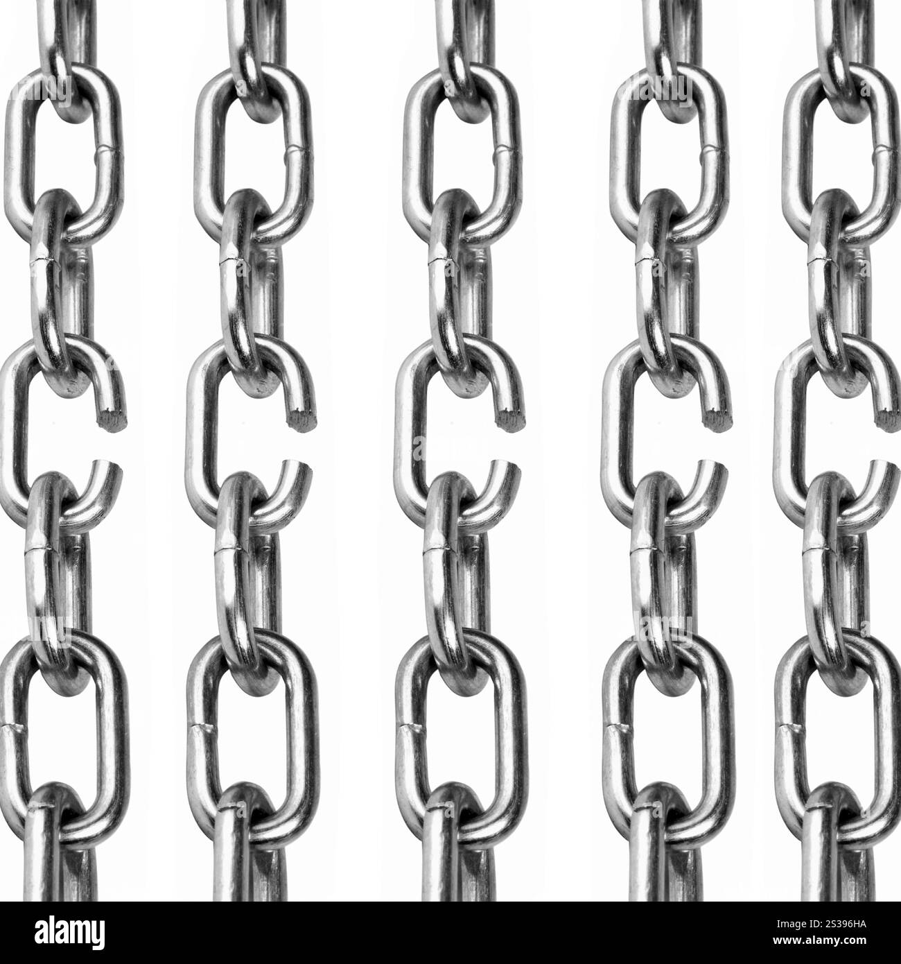 collection of metal chain parts Stock Photo - Alamy