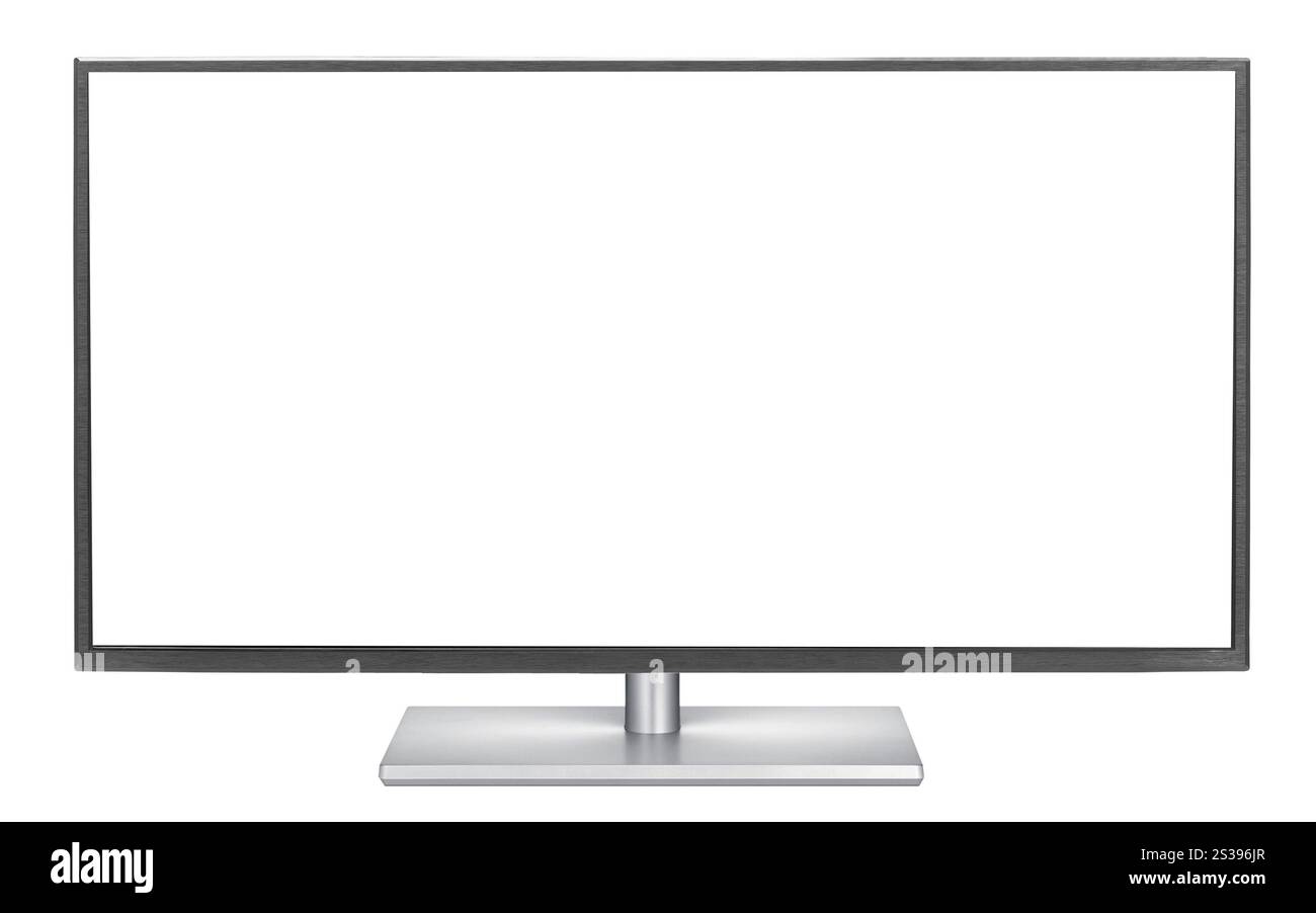 Monitor flat illustration shadow Cut Out Stock Images & Pictures - Alamy