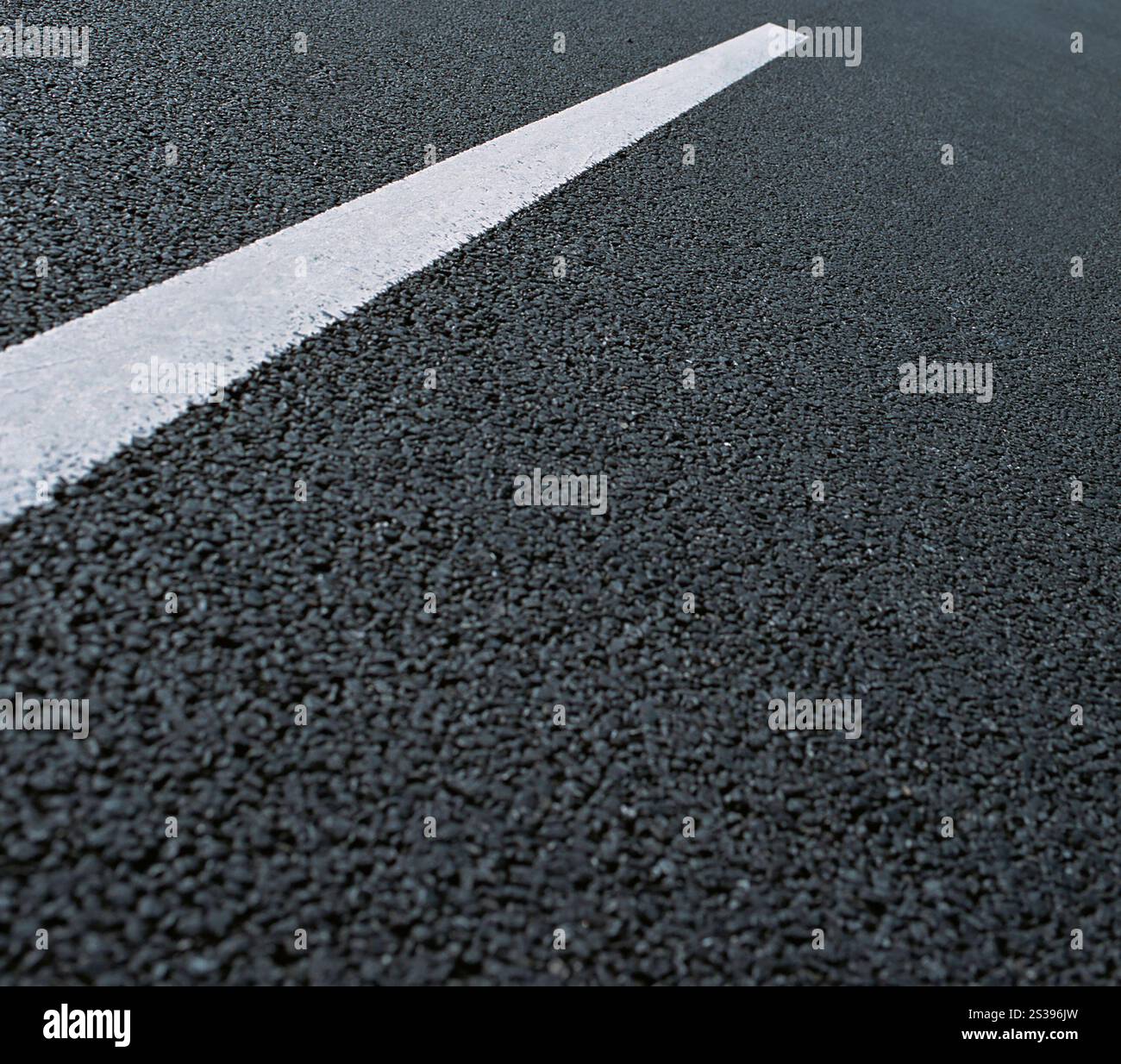 White dotted line on city asphalt road background Stock Photo - Alamy