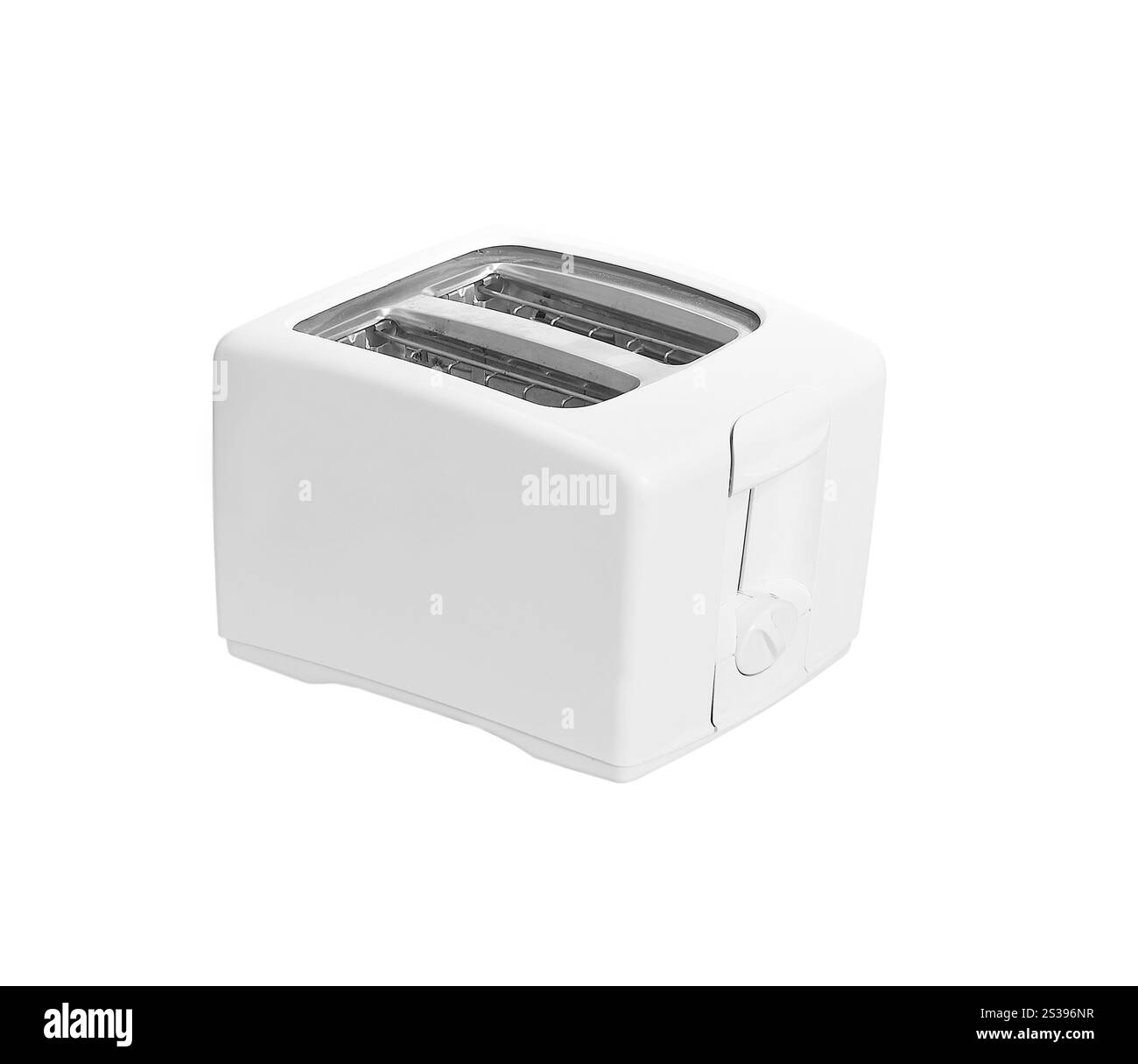 Bread slice on white Black and White Stock Photos & Images - Alamy