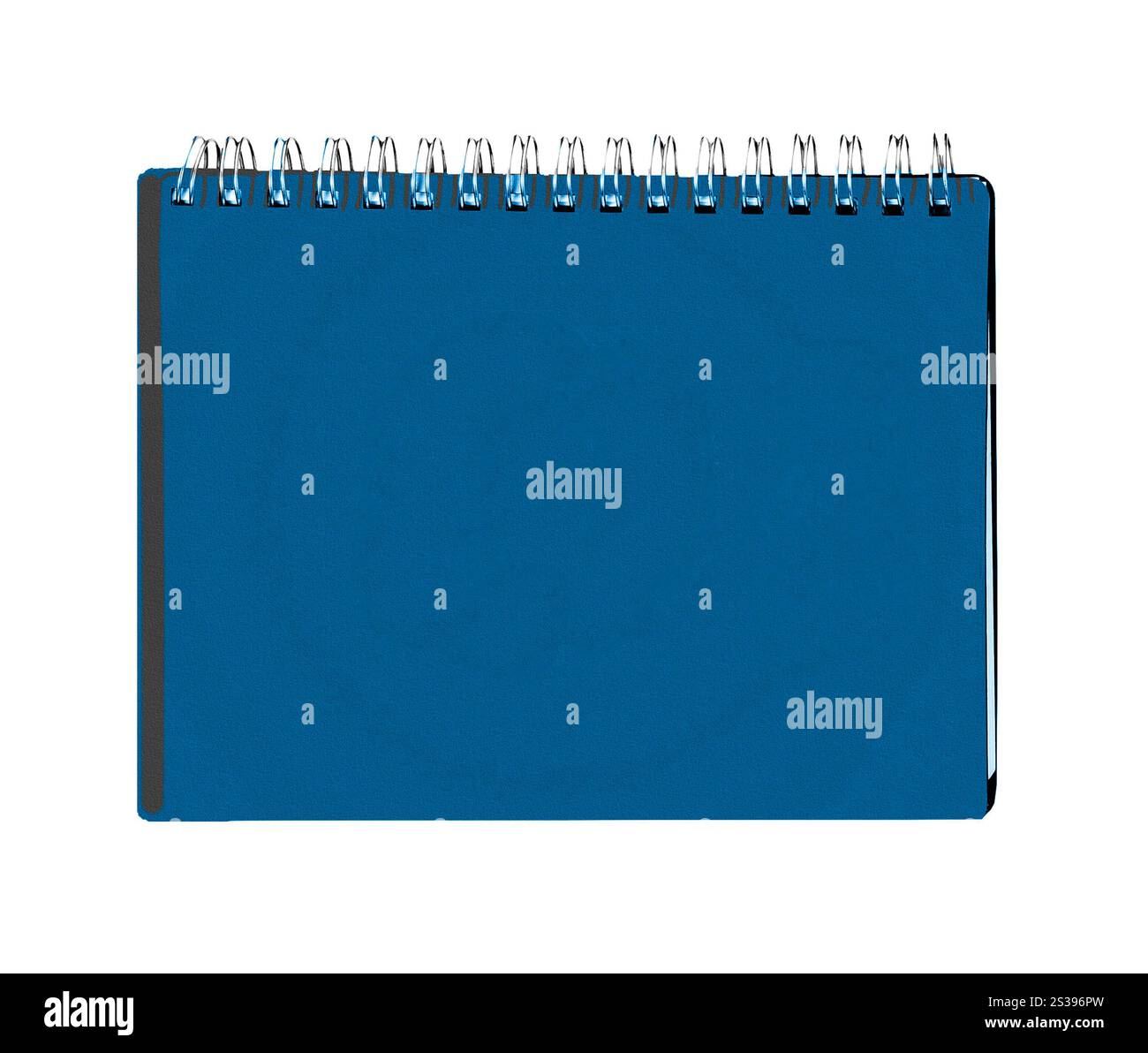 Spiral binder. Note pad with white Stock Photo - Alamy