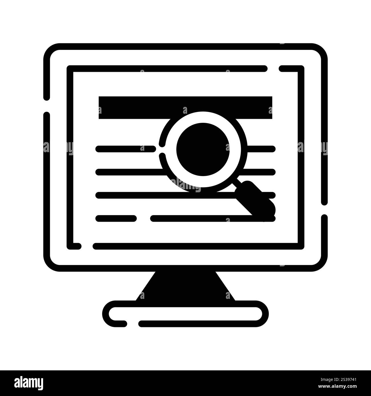 Download this amazing icon of web search, ready to use Stock Vector ...