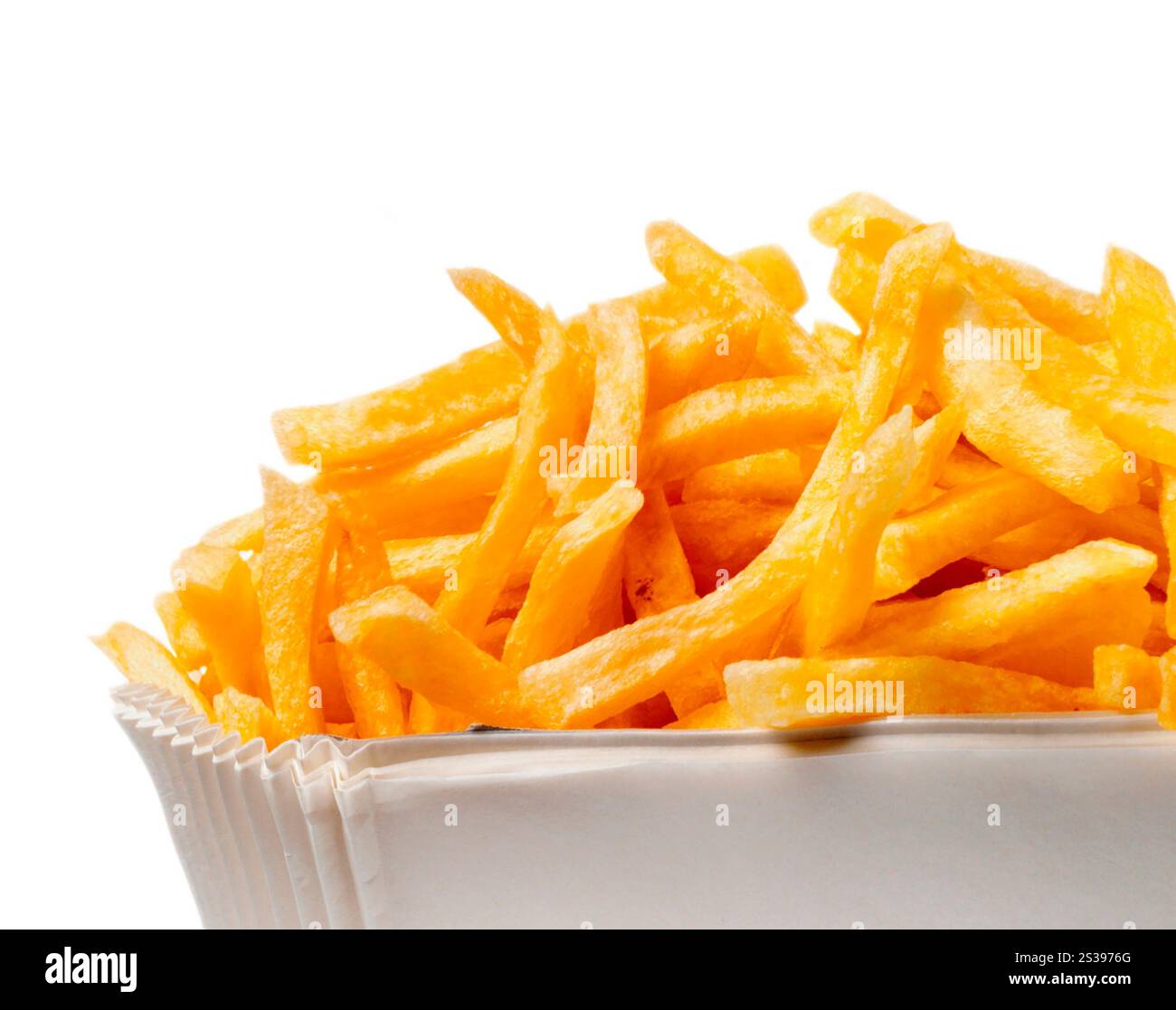 Serving of French fries Stock Photo - Alamy