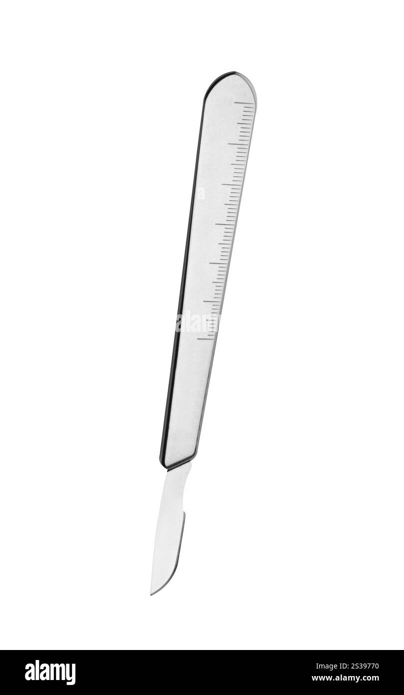 scalpel isolated on white background Stock Photo - Alamy
