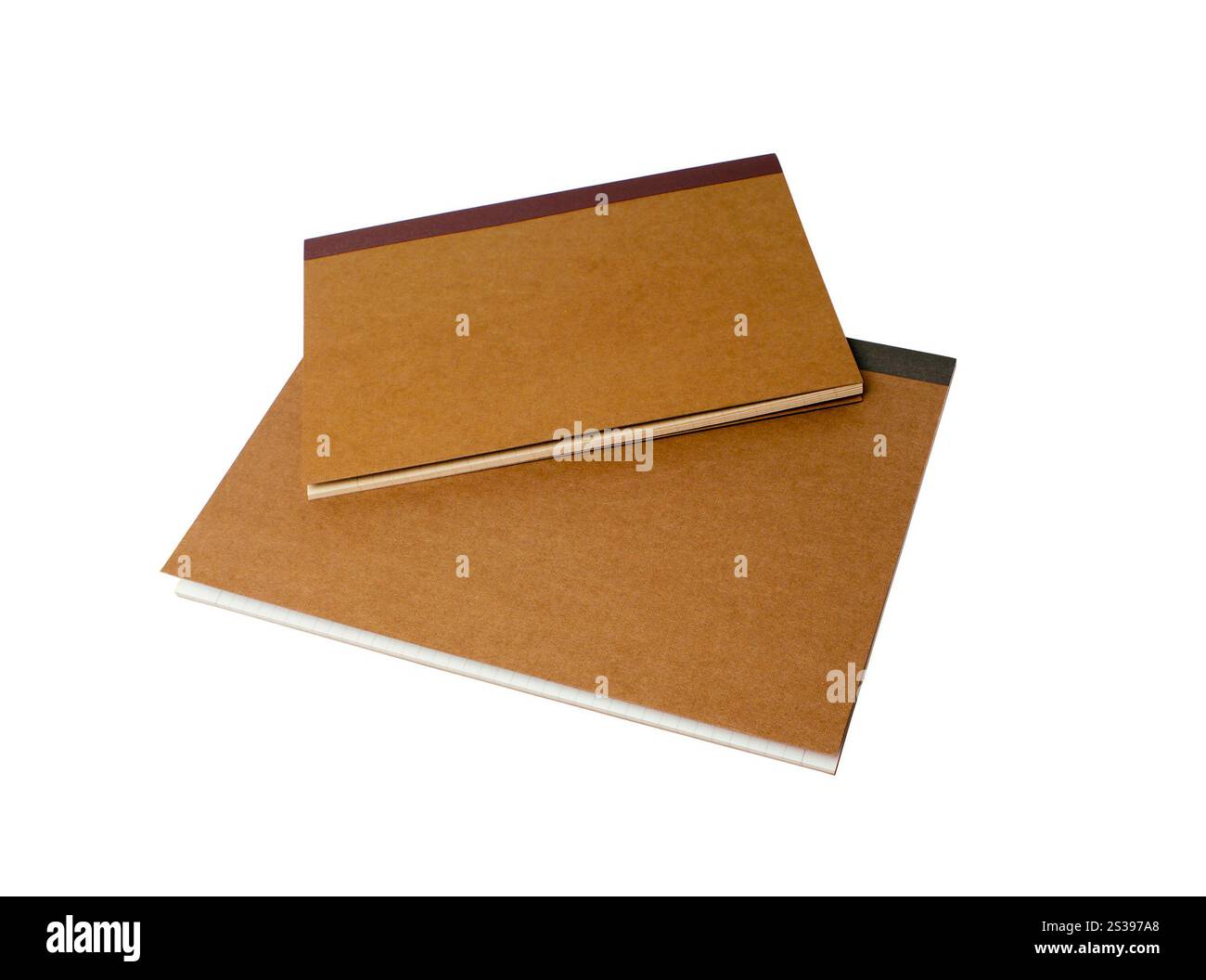 Two notebooks blank cover Cut Out Stock Images & Pictures - Alamy