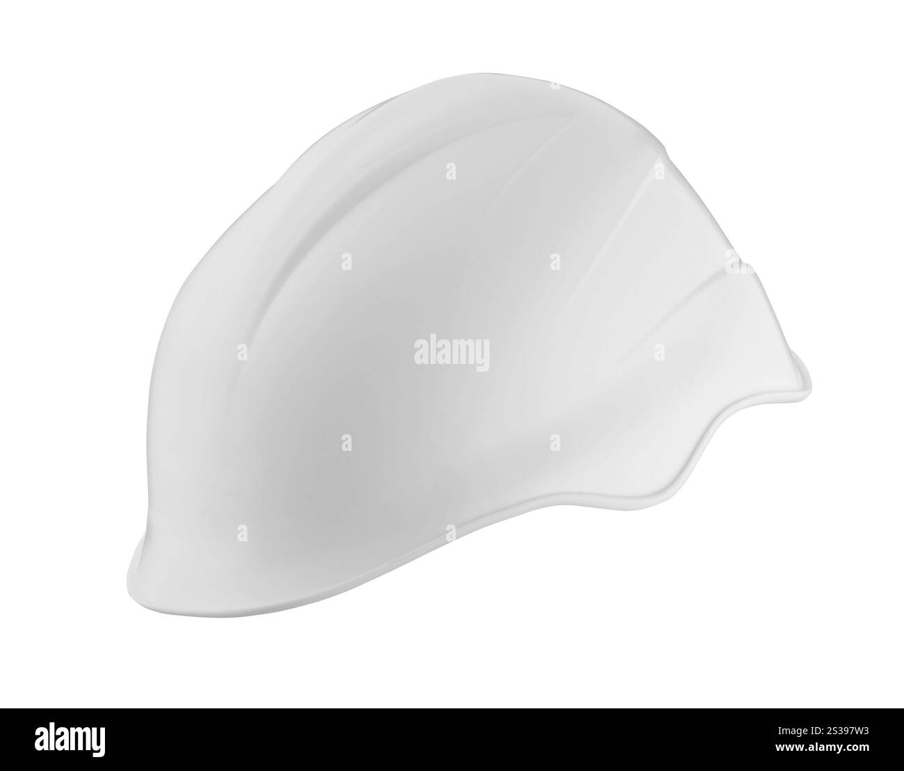 White hard hat isolated on white background. White hard hat Stock Photo ...