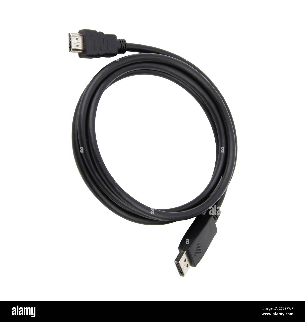 HDMI Cable isolated on white background. HDMI Cable Stock Photo - Alamy