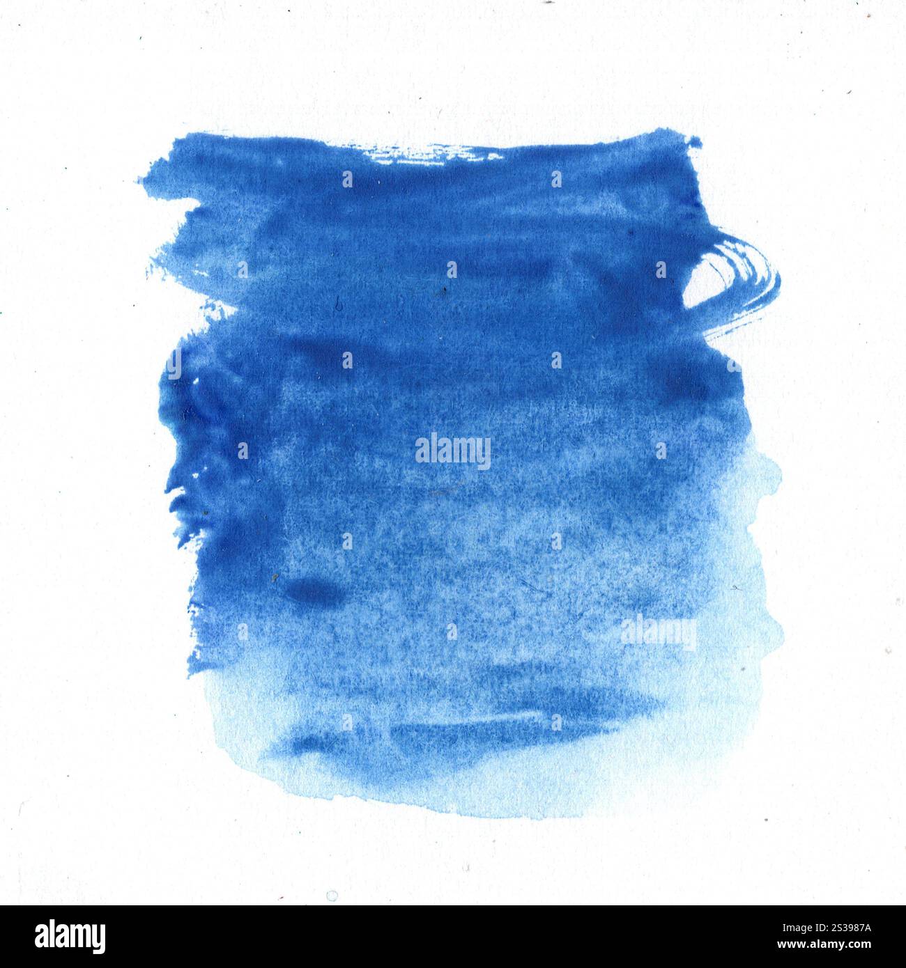 Watercolour blue wash Cut Out Stock Images & Pictures - Alamy
