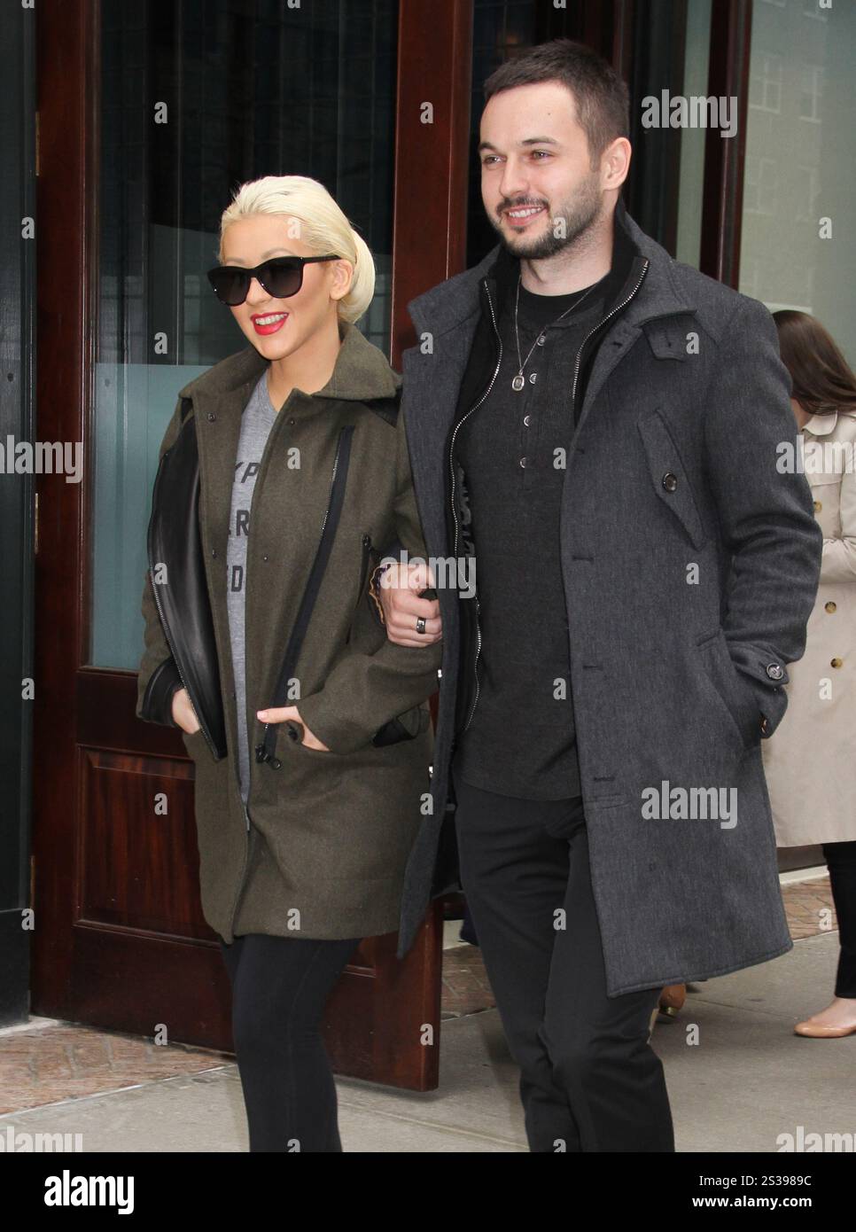 Christina Aguilera and Matt Rutler spotted out in New York City. 17 ...