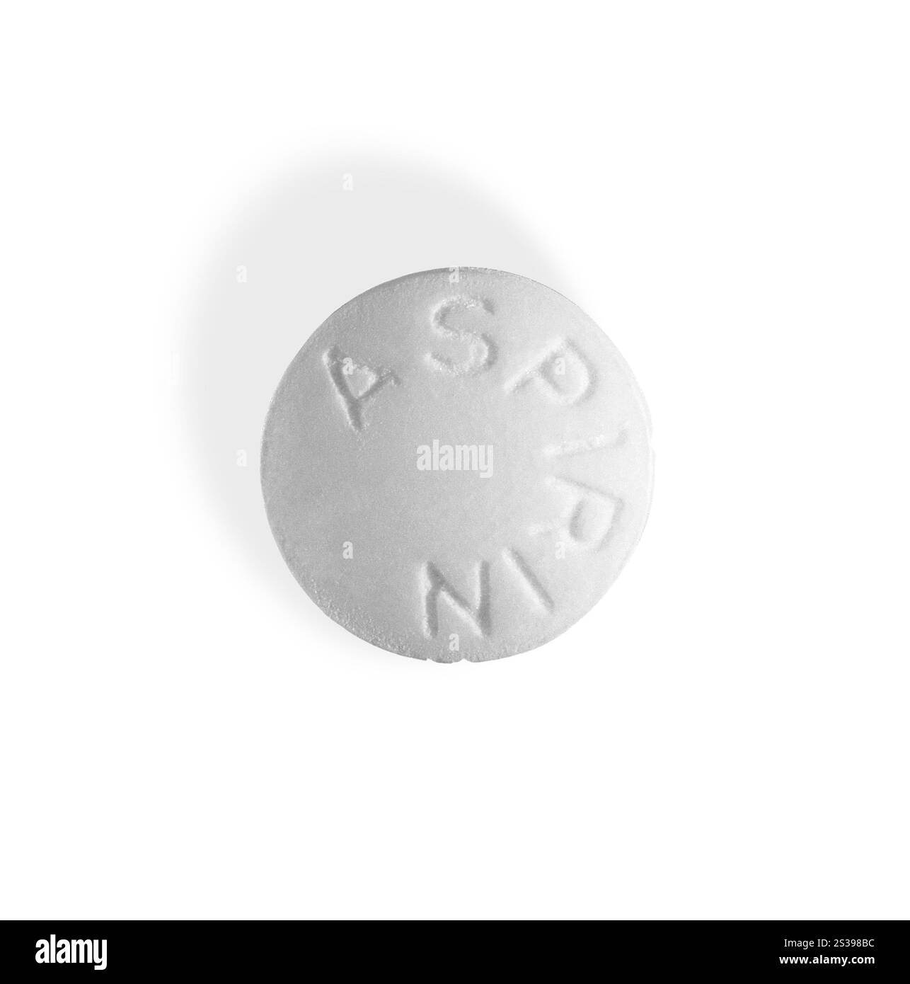 Tablet aspirin isolated on a white background (Path). Tablet aspirin ...