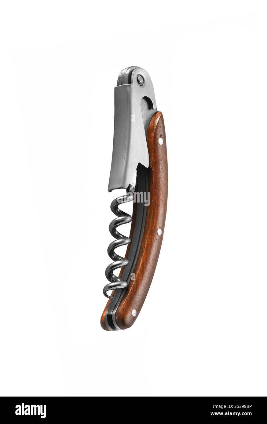 Corkscrew isolated on white background. Corkscrew isolated Stock Photo ...