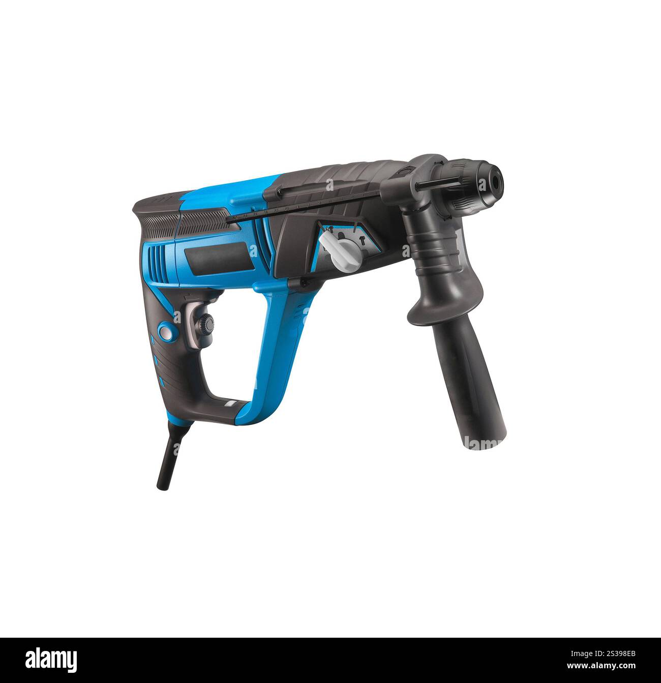 Blue Cordless Drill. Isolated on white background. Blue Cordless Drill ...