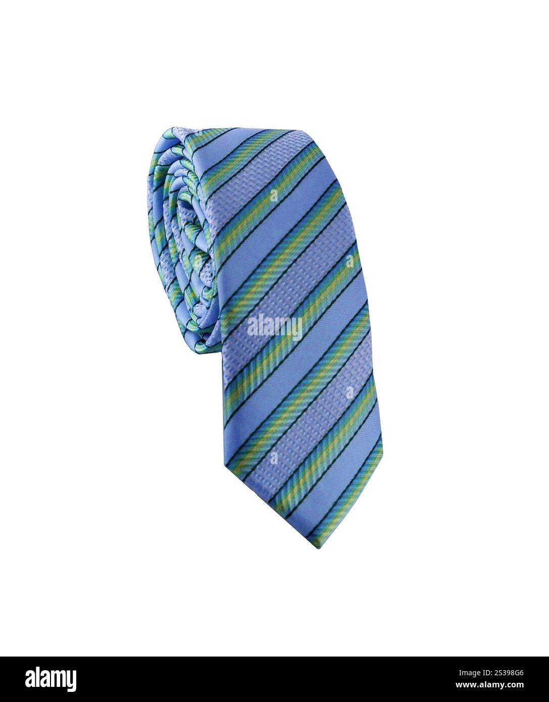 folded necktie isolated on white background Stock Photo - Alamy