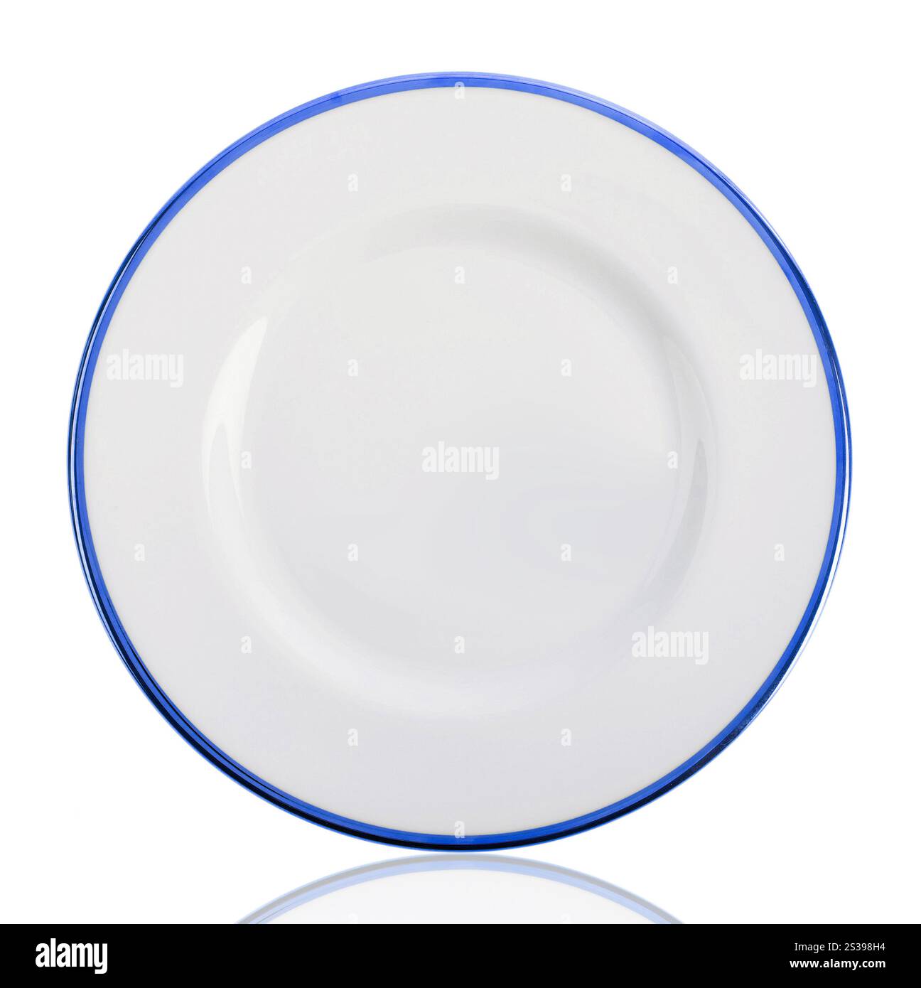Empty dark blue plate isolated on white. Empty dark blue plate Stock ...