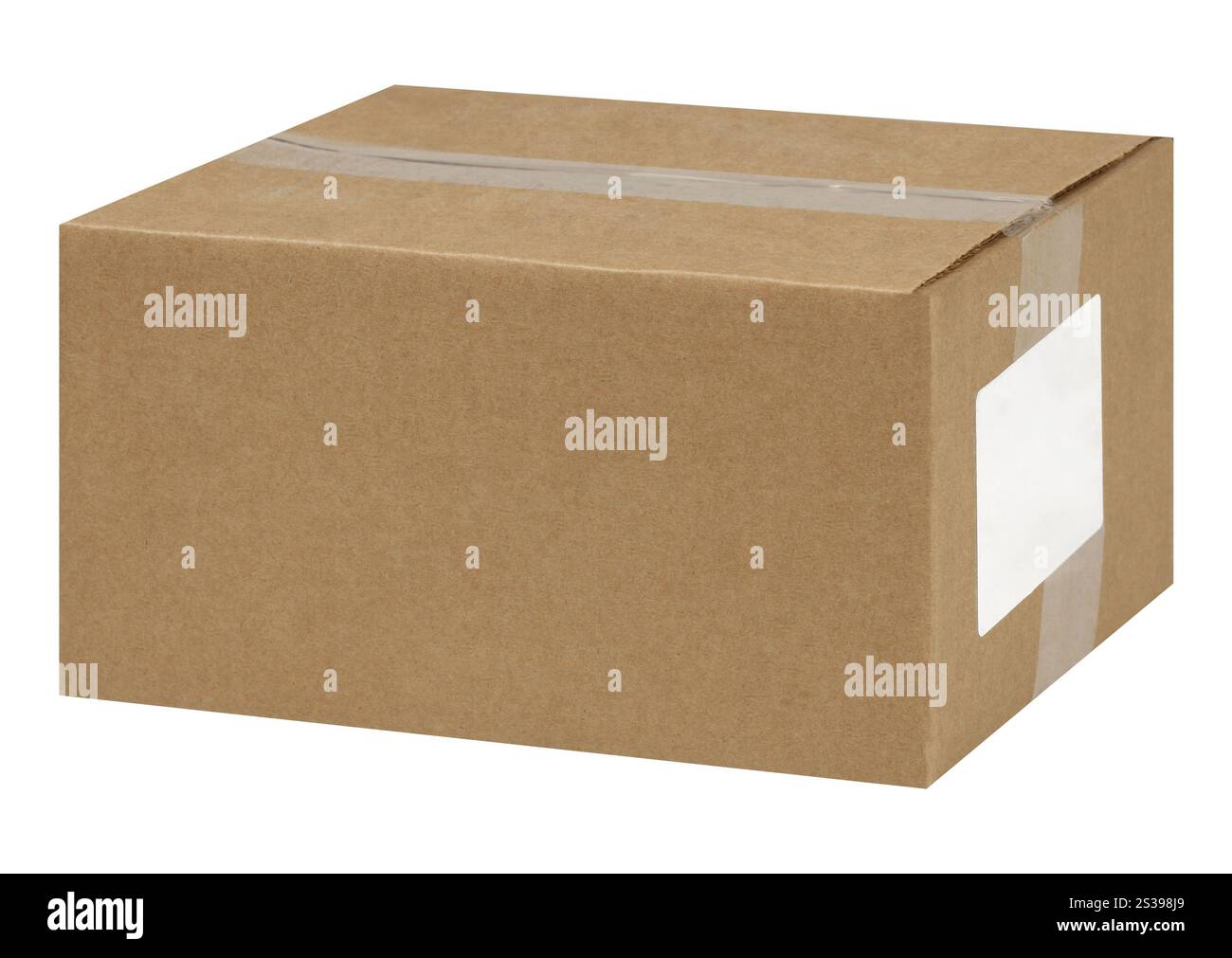 cardboard box isolated on white. cardboard box Stock Photo - Alamy