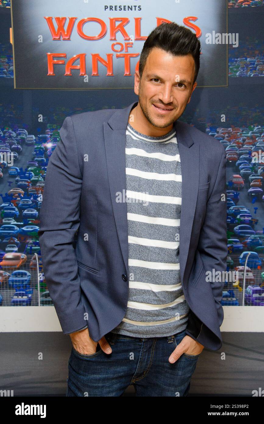 Peter Andre attends Disney On Ice Worlds Of Fantasy, London. 17 April ...