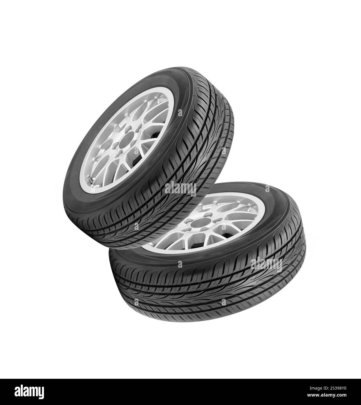 Wheels isolated on white background. Wheels isolated Stock Photo - Alamy