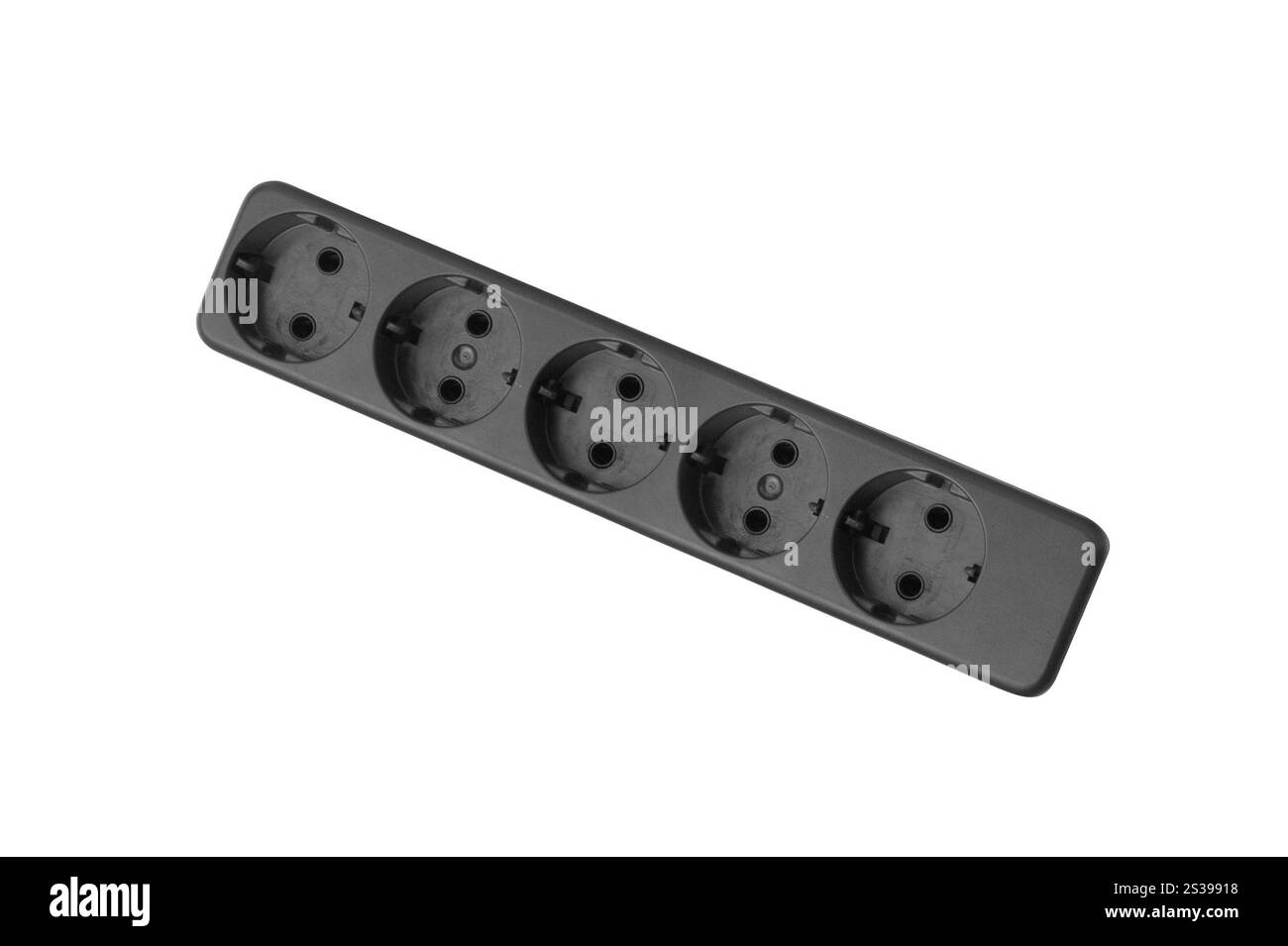 Black Power extension cord isolated on white background. Black Power ...