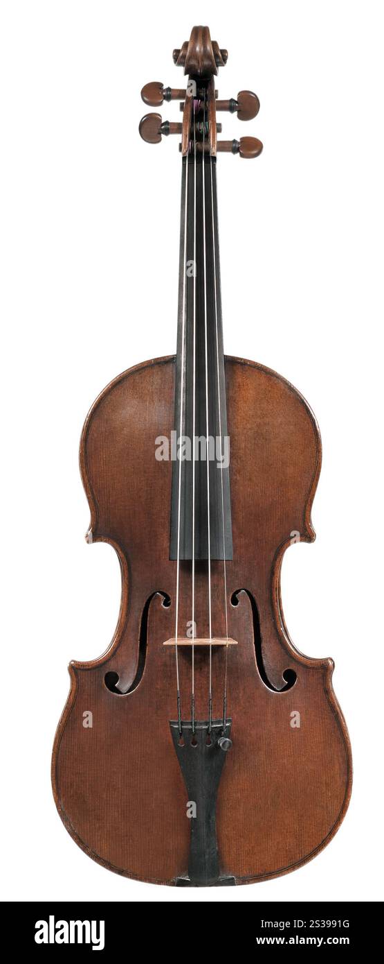Classical violin - isolated (white background). Classical violin ...