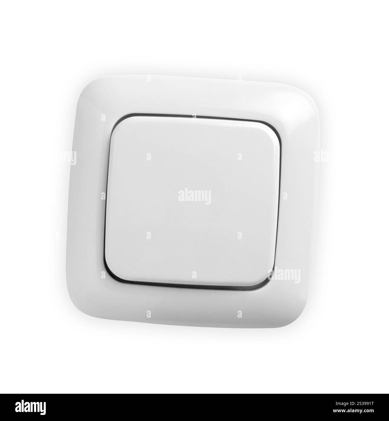 White light switch isolated on white background. White light switch ...