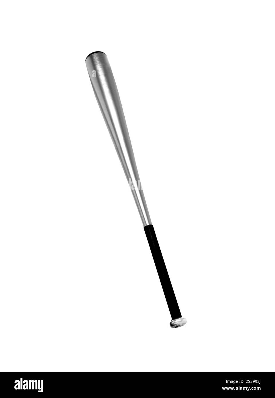 Aluminum baseball bat isolated on white. Aluminum baseball bat Stock ...