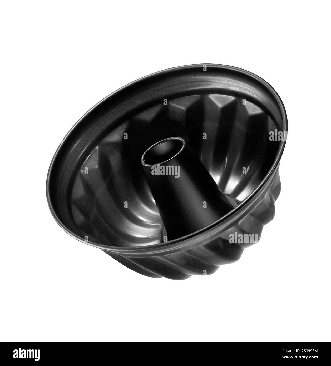 Cake tin isolated on a white background. Cake tin isolated Stock Photo ...