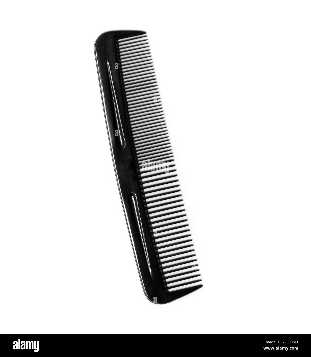 comb isolated on white close up look isolated on white background. comb ...