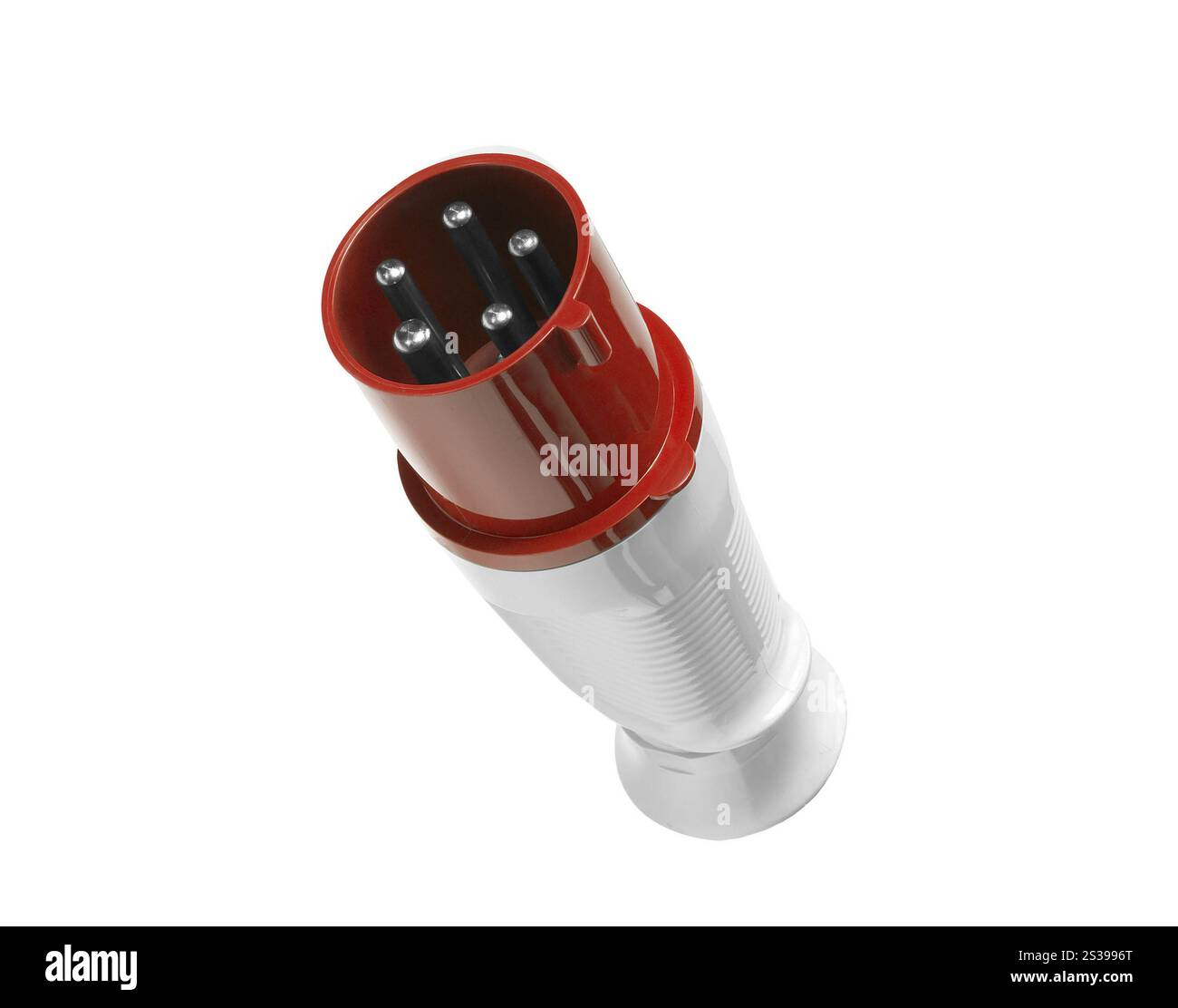 cable plug audio video equipment isolated on white background. cable ...