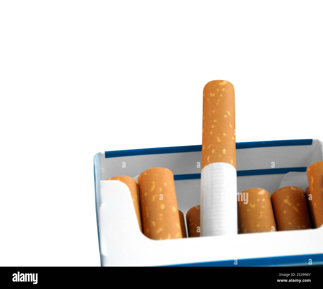 Pack of Cigarettes isolated on white background. Pack of Cigarettes ...