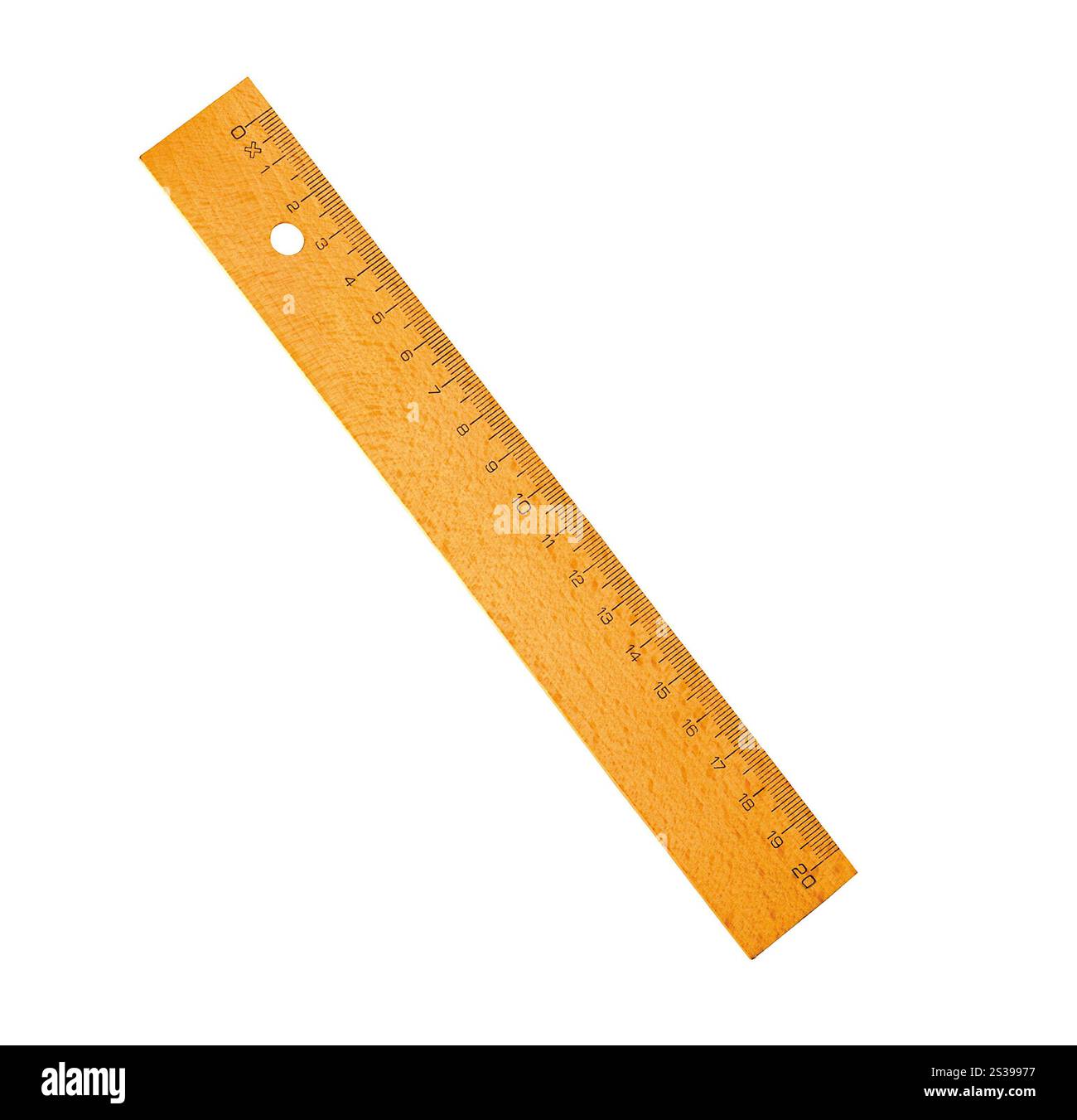 Wooden Ruler with Path isolated on white. Wooden Ruler with Path Stock ...