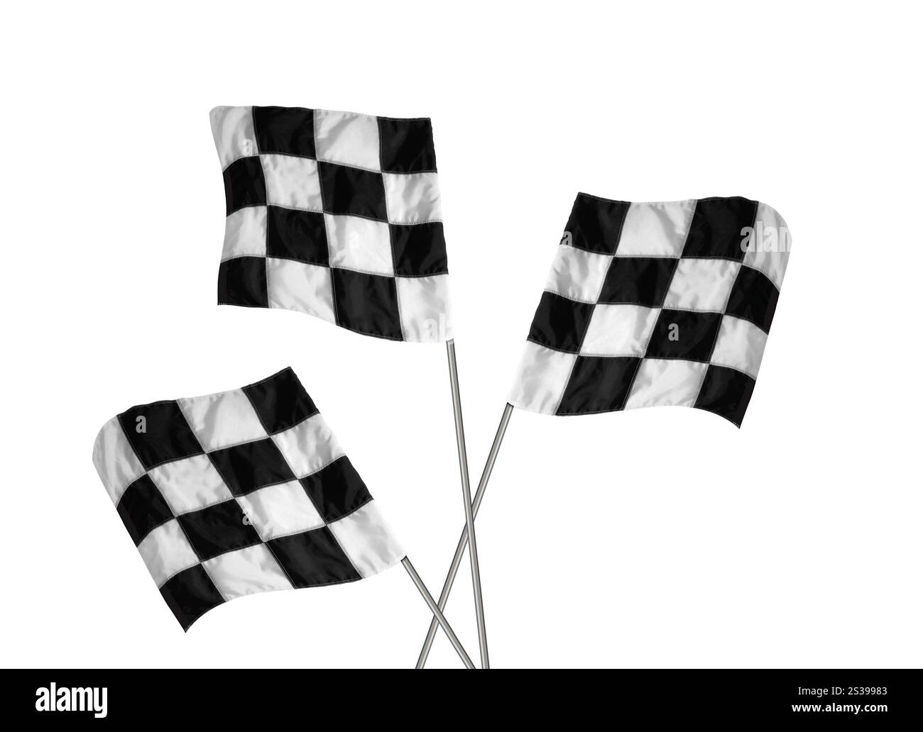 Checkered flag isolated on white background. Checkered flag Stock Photo ...