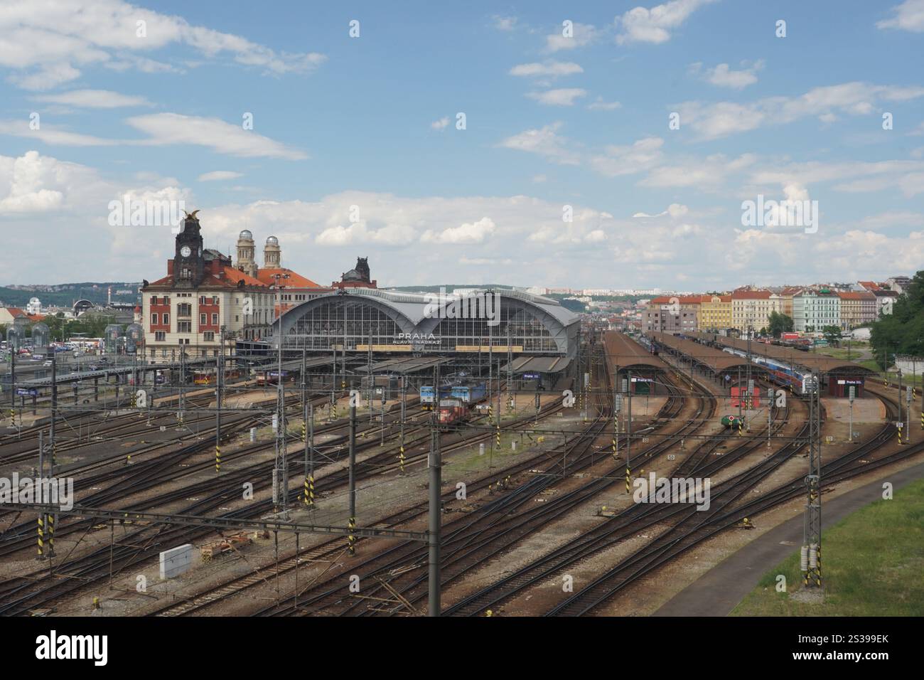 Main Train Station ( Praha hlavní nadrazi ) in Prague Stock Photo - Alamy