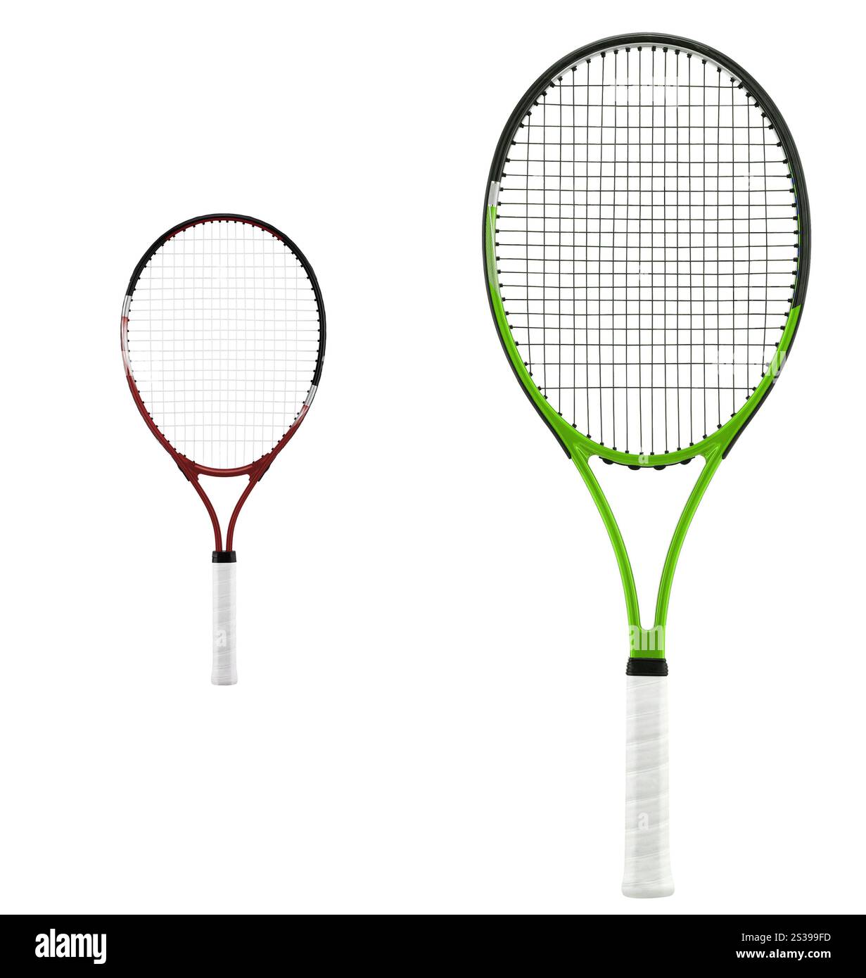 badminton racket isolated on white background. badminton racket Stock ...