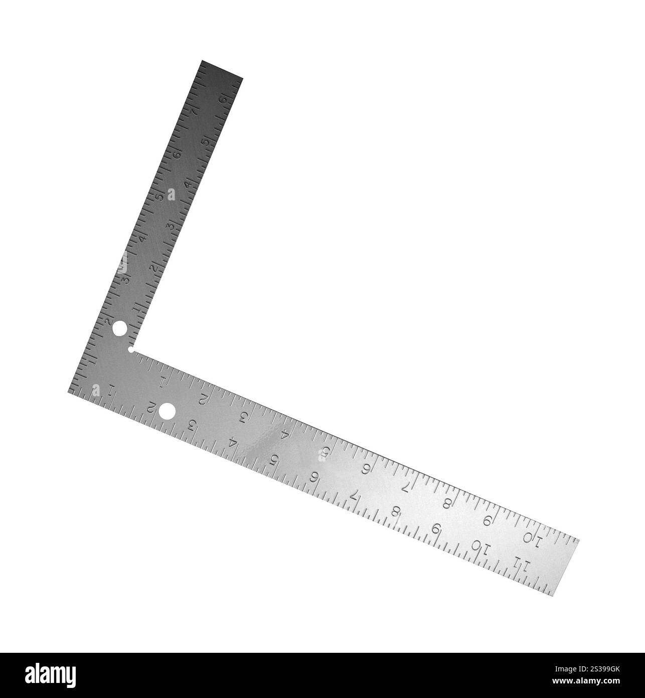 Metal angle isolated on white background. Metal angle on a white ...