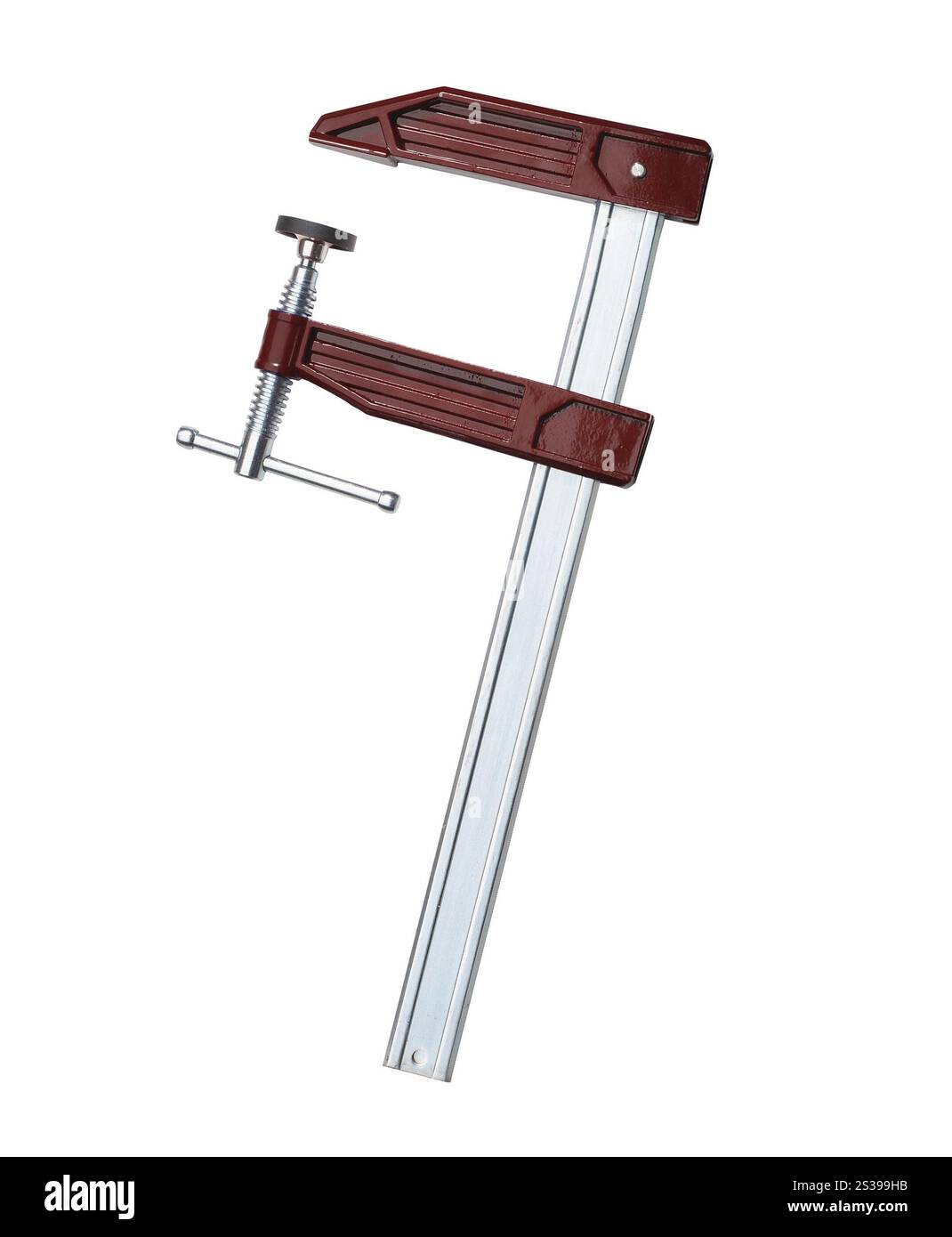 C-Clamp isolated on white background. C-Clamp Stock Photo - Alamy