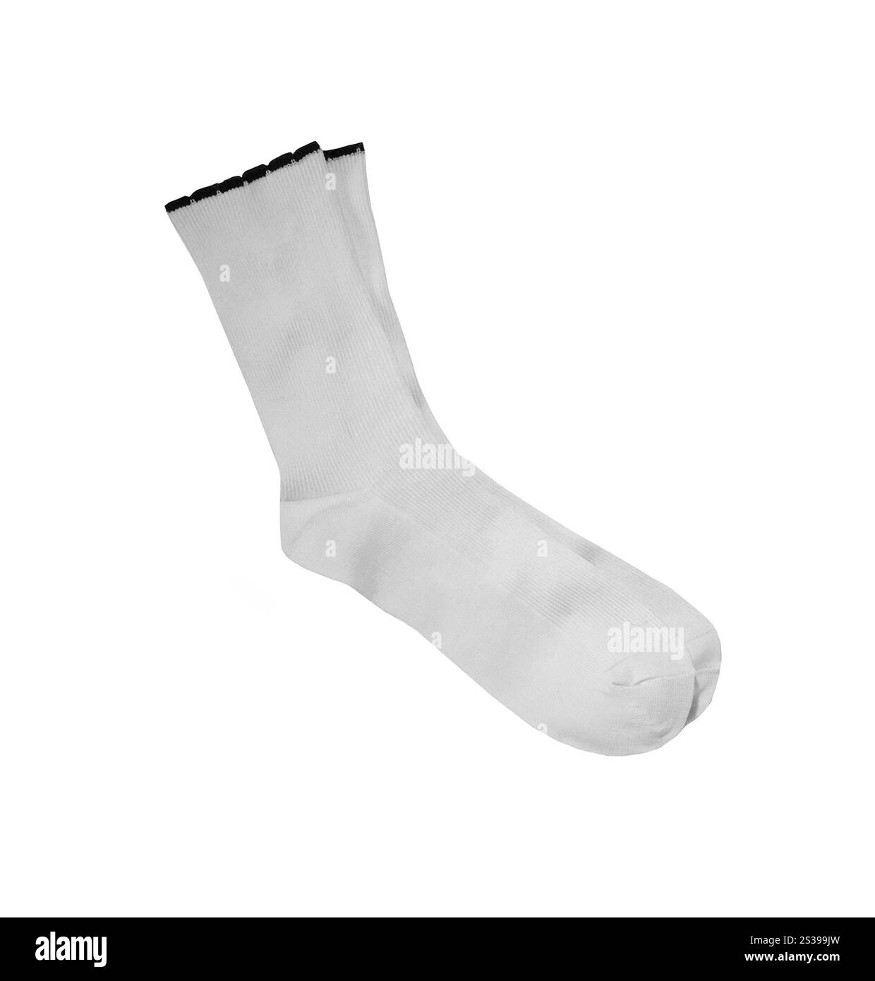 white pair of sock isolated on white background. white pair of sock ...