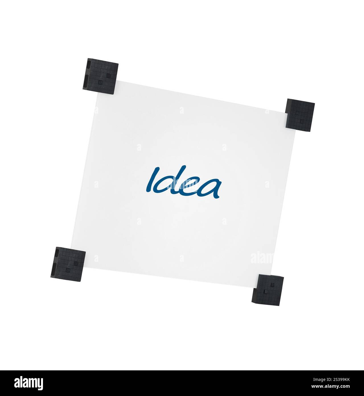 find a idea for your business problem. idea on paper Stock Photo - Alamy