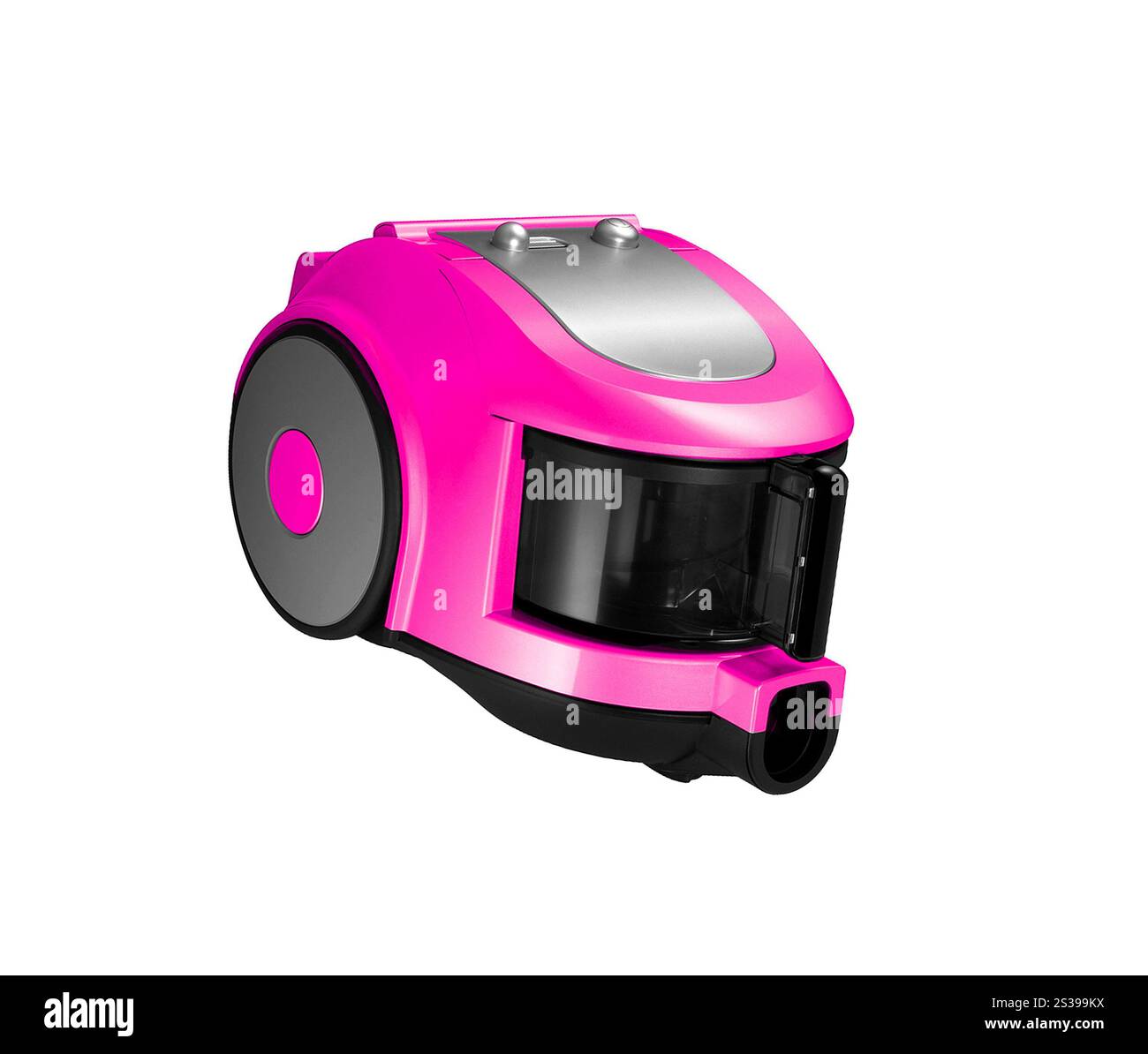 Modern violet vacuum cleaner isolated on white background. Modern ...