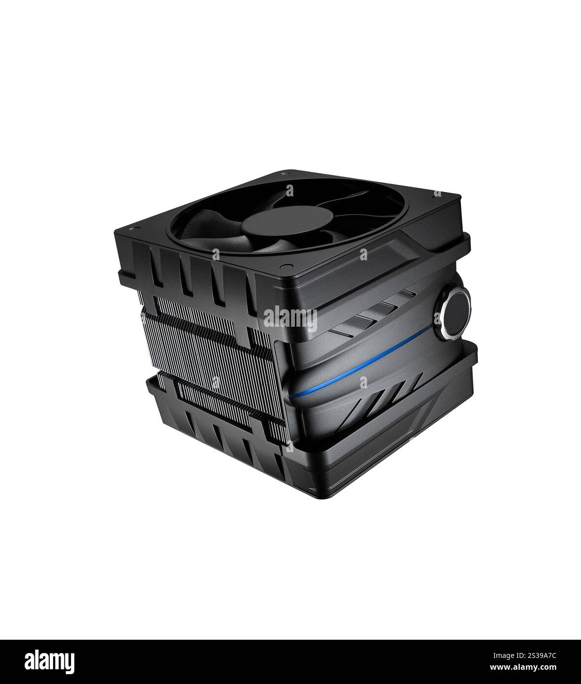 CPU cooler isolated on a white background. CPU cooler isolated Stock ...