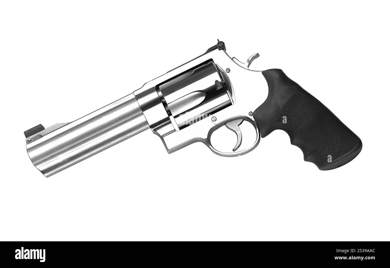 Revolvers isolated on white background. Revolvers on white background ...